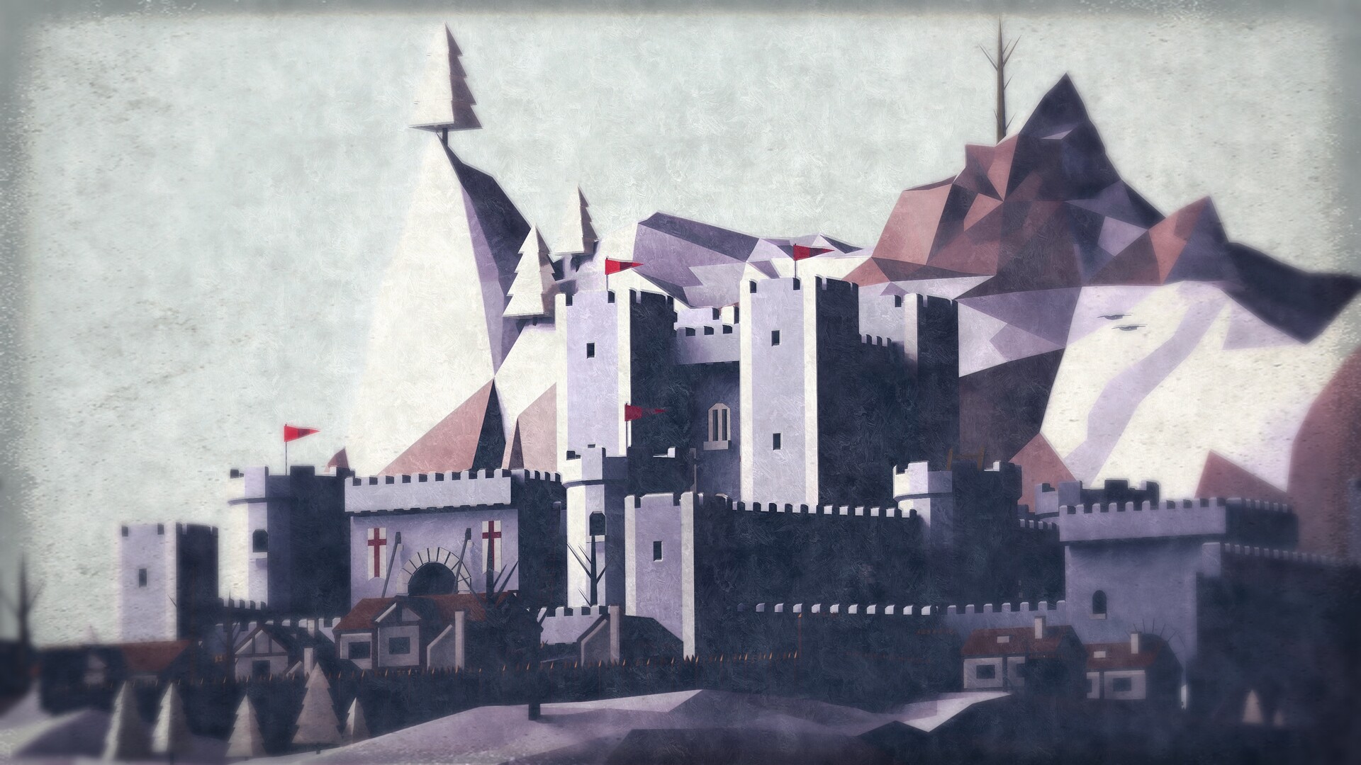 ArtStation - Low Poly Castle