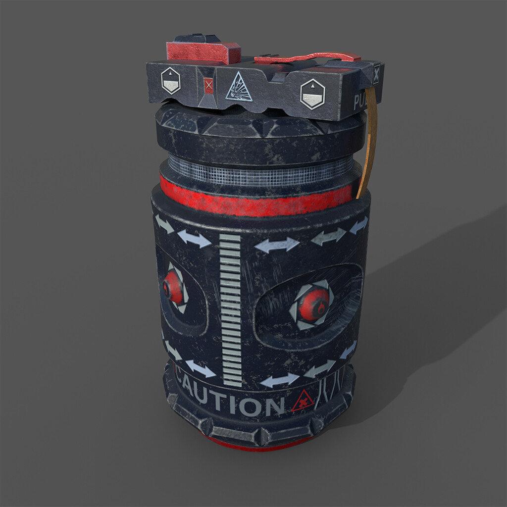 ArtStation - Hand Grenade Concept Art