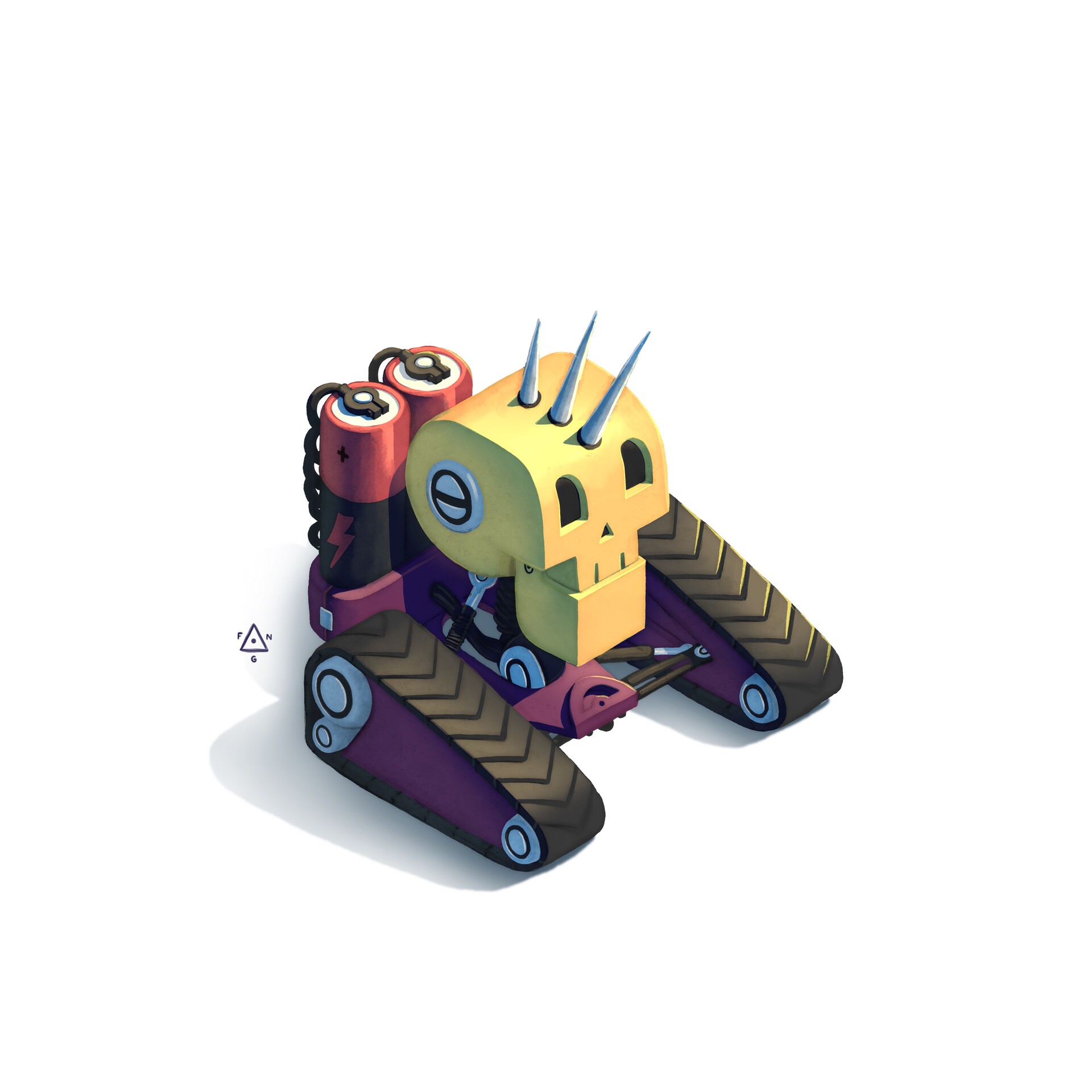 ArtStation - Isometric machines