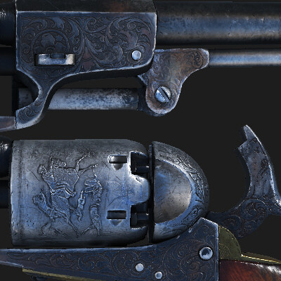 ArtStation - Colt Dragoon Revolver