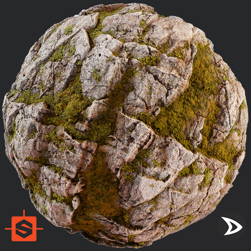 ArtStation - Mossy Rock