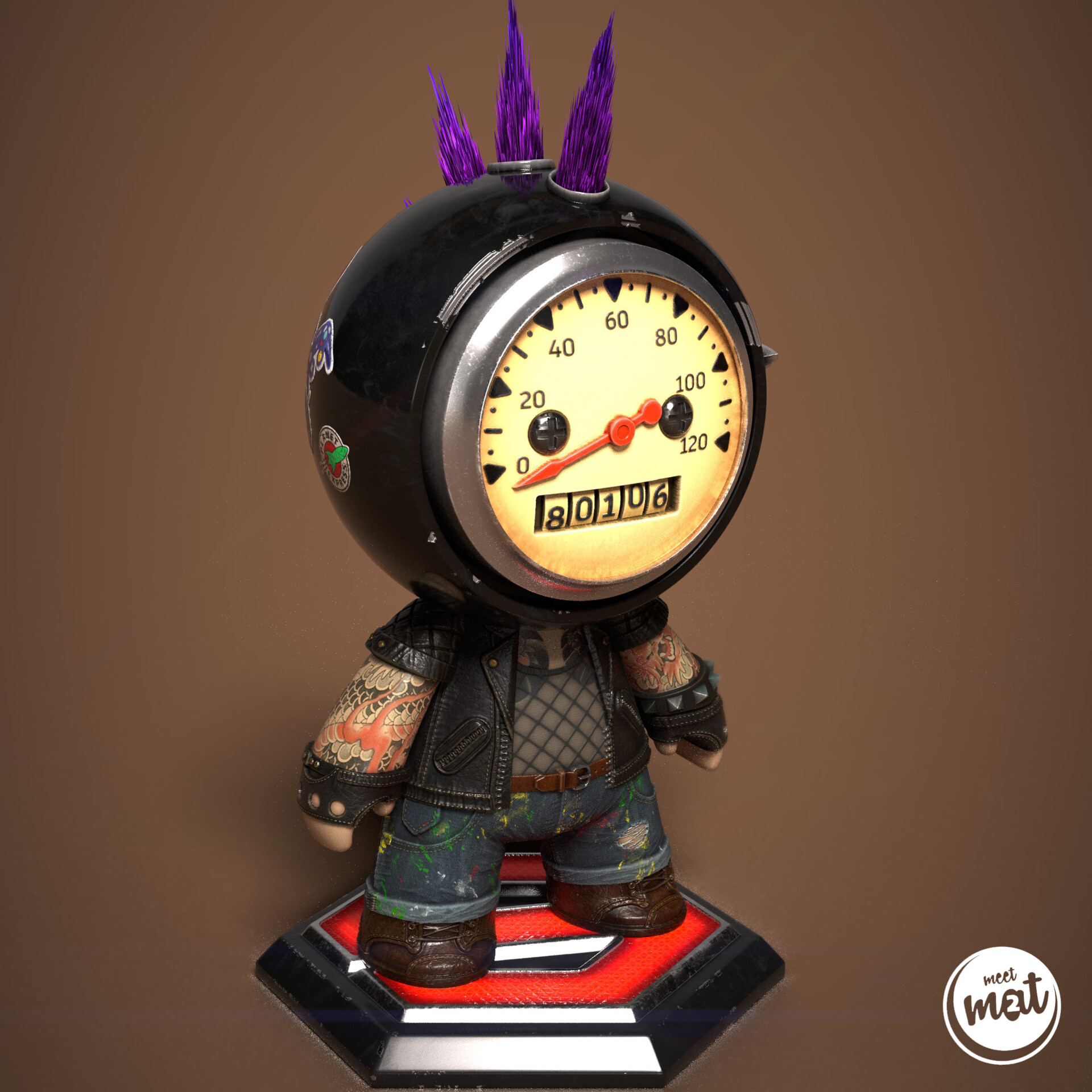 ArtStation - Meet Mat 2 - Biker Mat