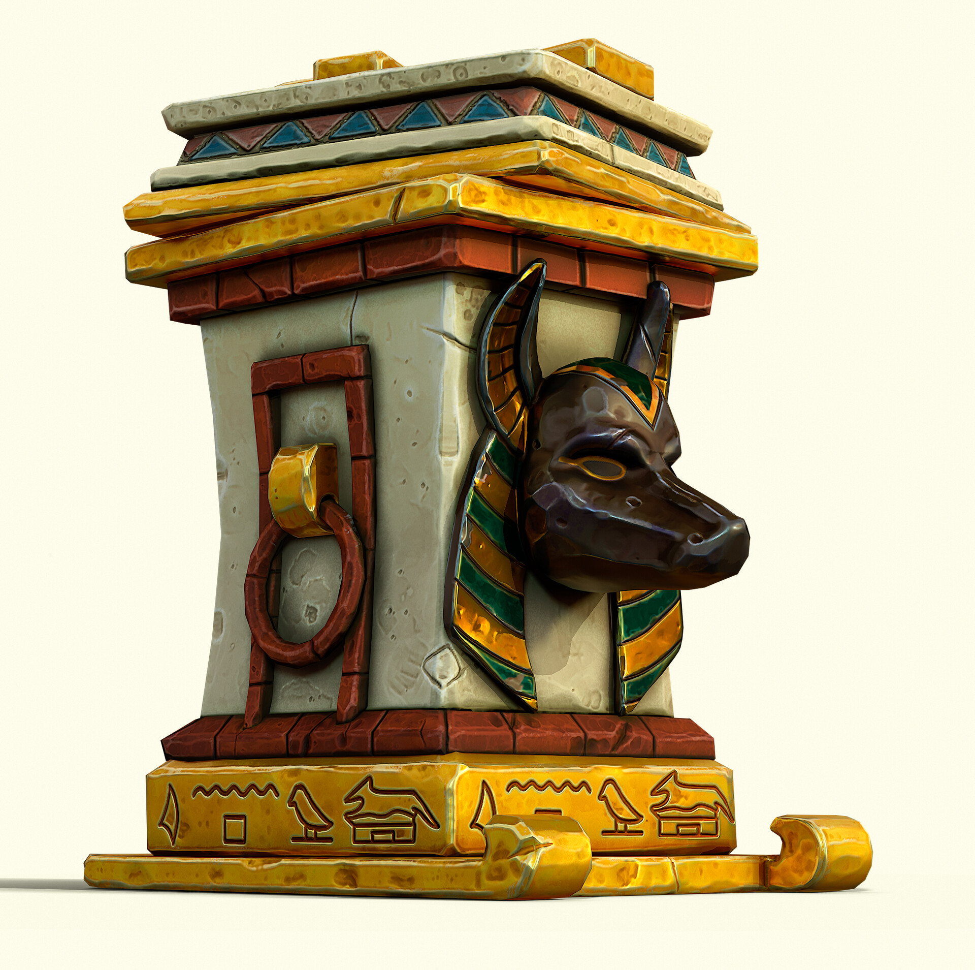 ArtStation - Anubis chest