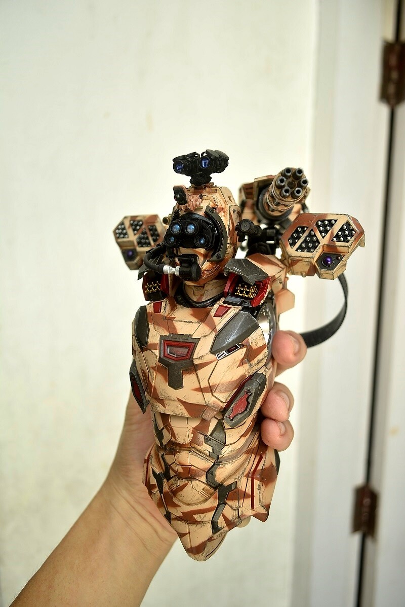 ArtStation - Warmachine 4.0 Custom and Repainted in Desert Camo