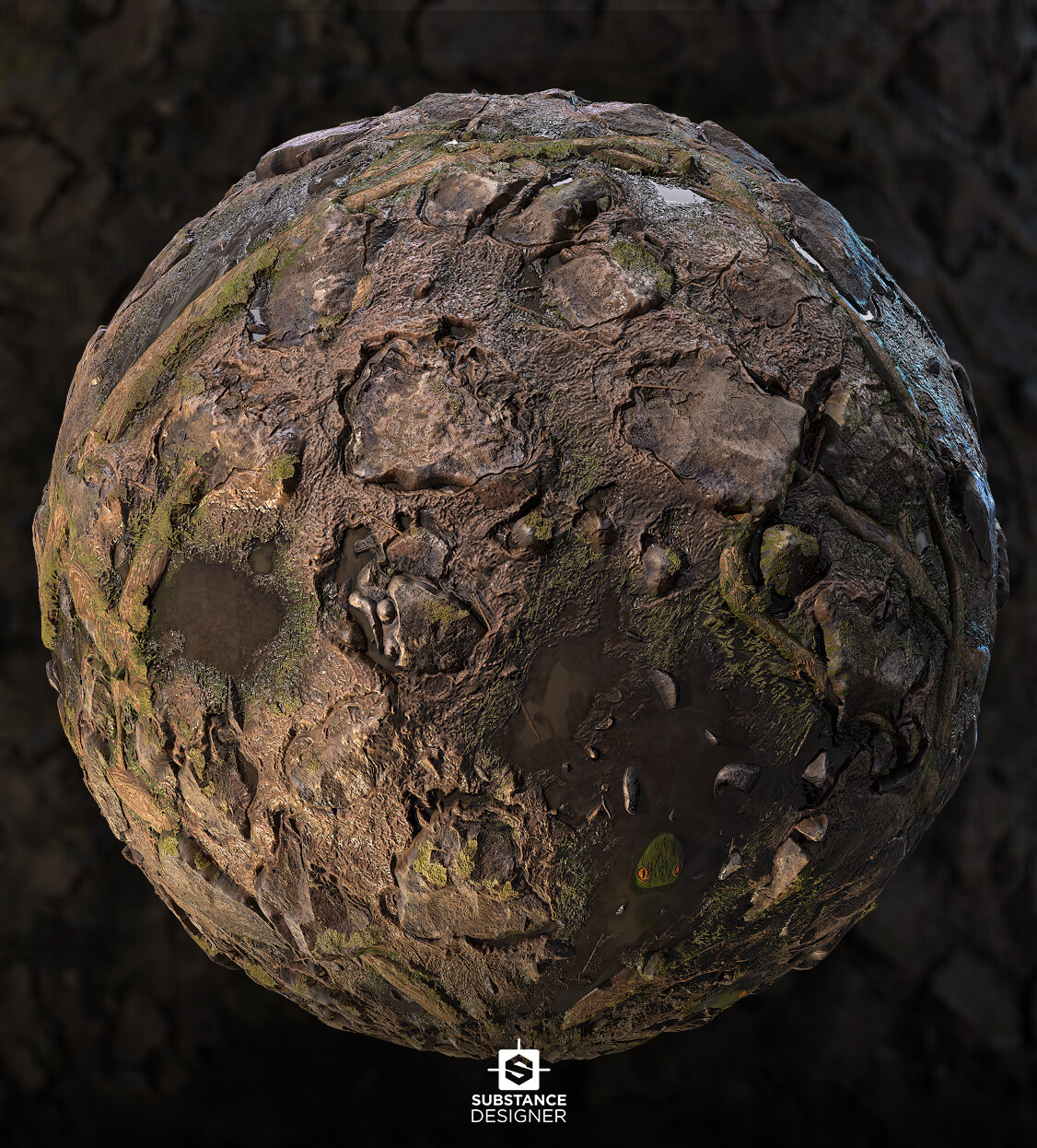 ArtStation - Material Study - Swamp Mud