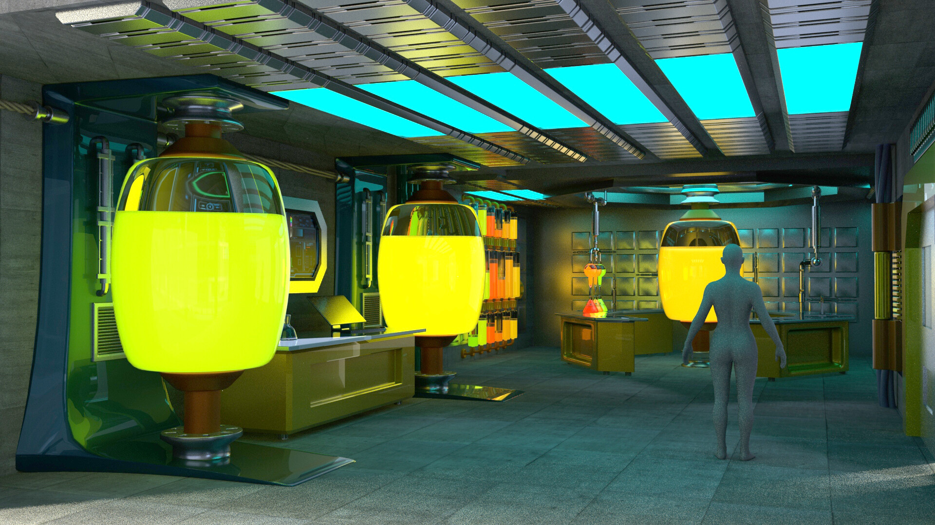 ArtStation - Sci-fi Laboratory