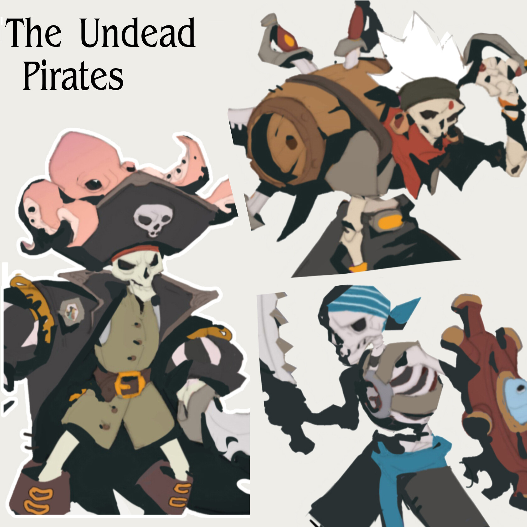 ArtStation - Pirate character design pratice