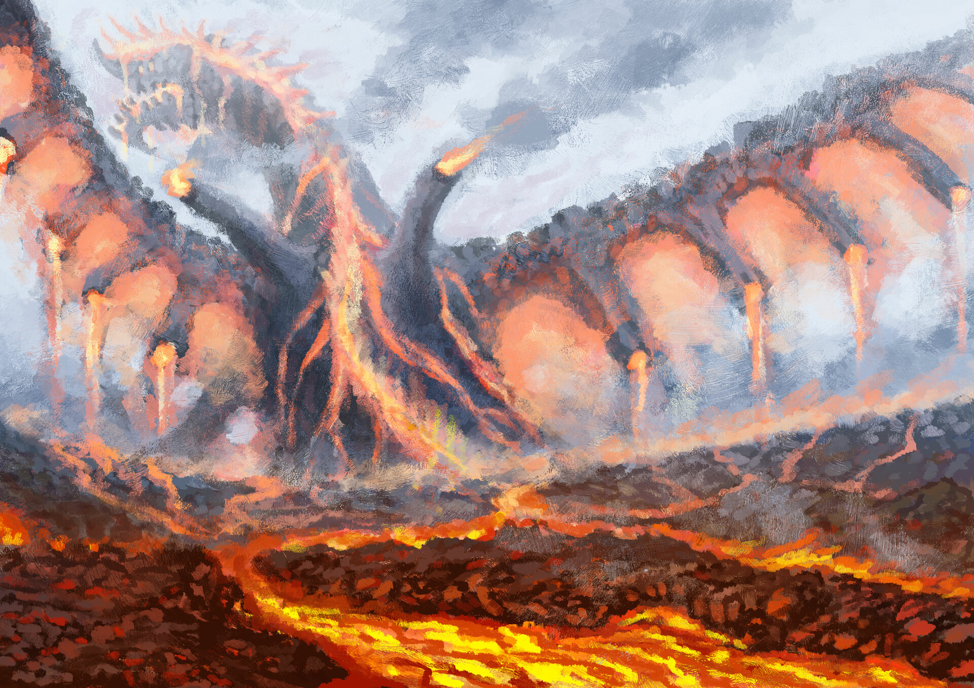 ArtStation - Vulcano God