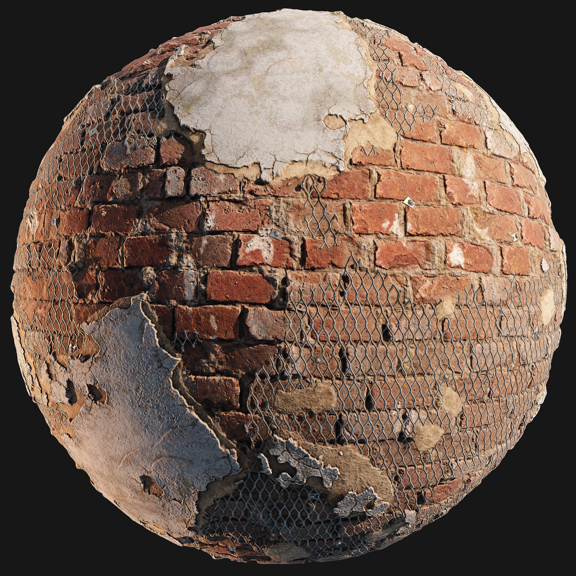 ArtStation - Brick & Plaster Wall