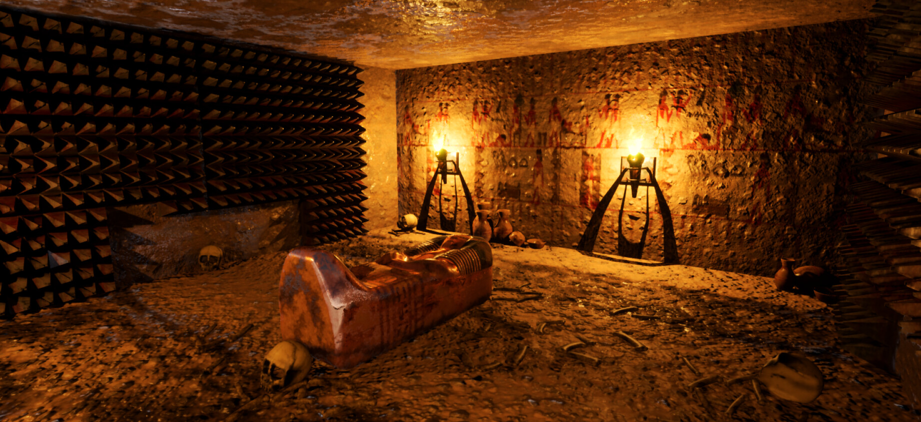 Magalie Bergeron - Egyptian trap room