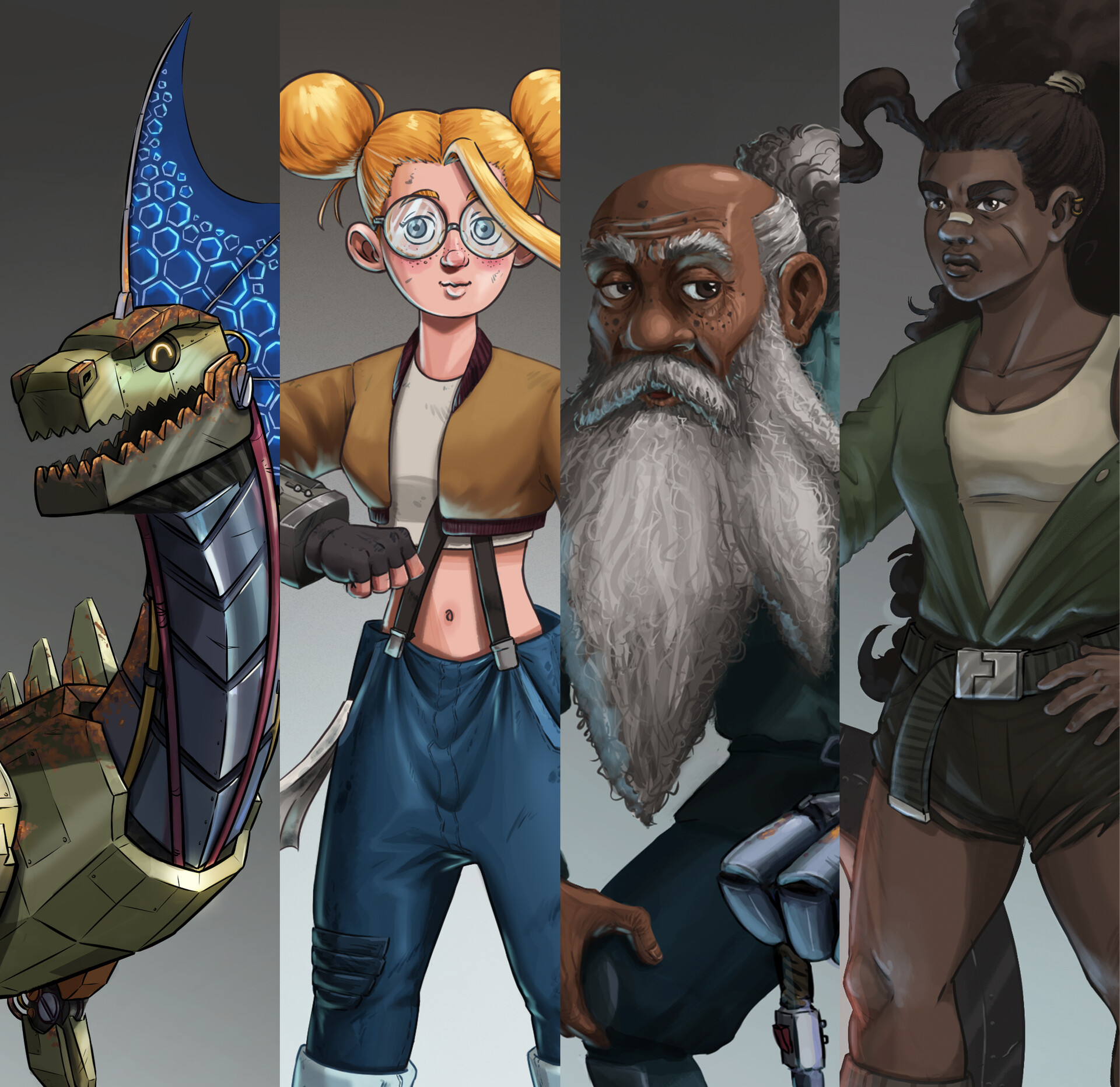 ArtStation - Sci Fi Character designs