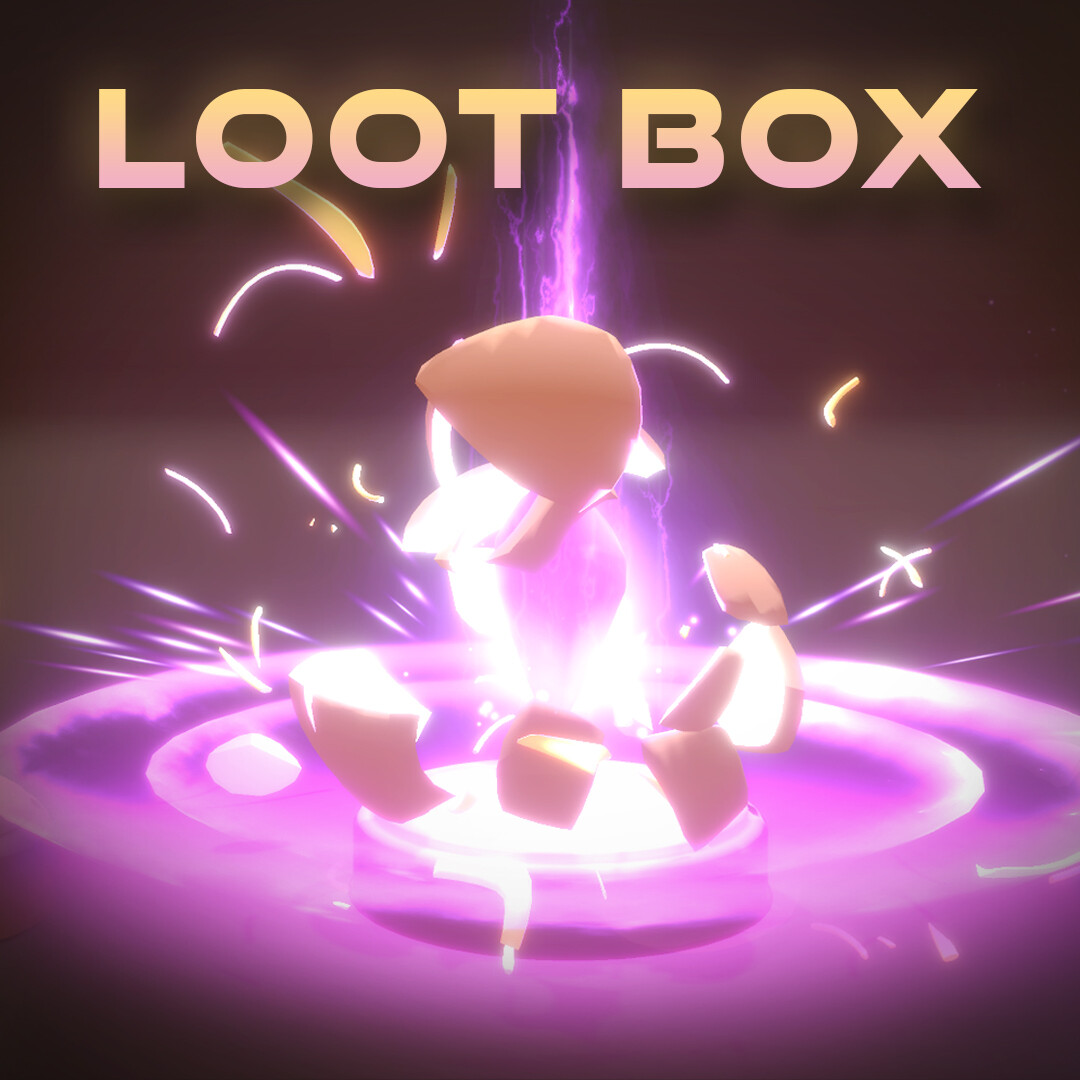 ArtStation - Unity VFX - Loot Box Effect