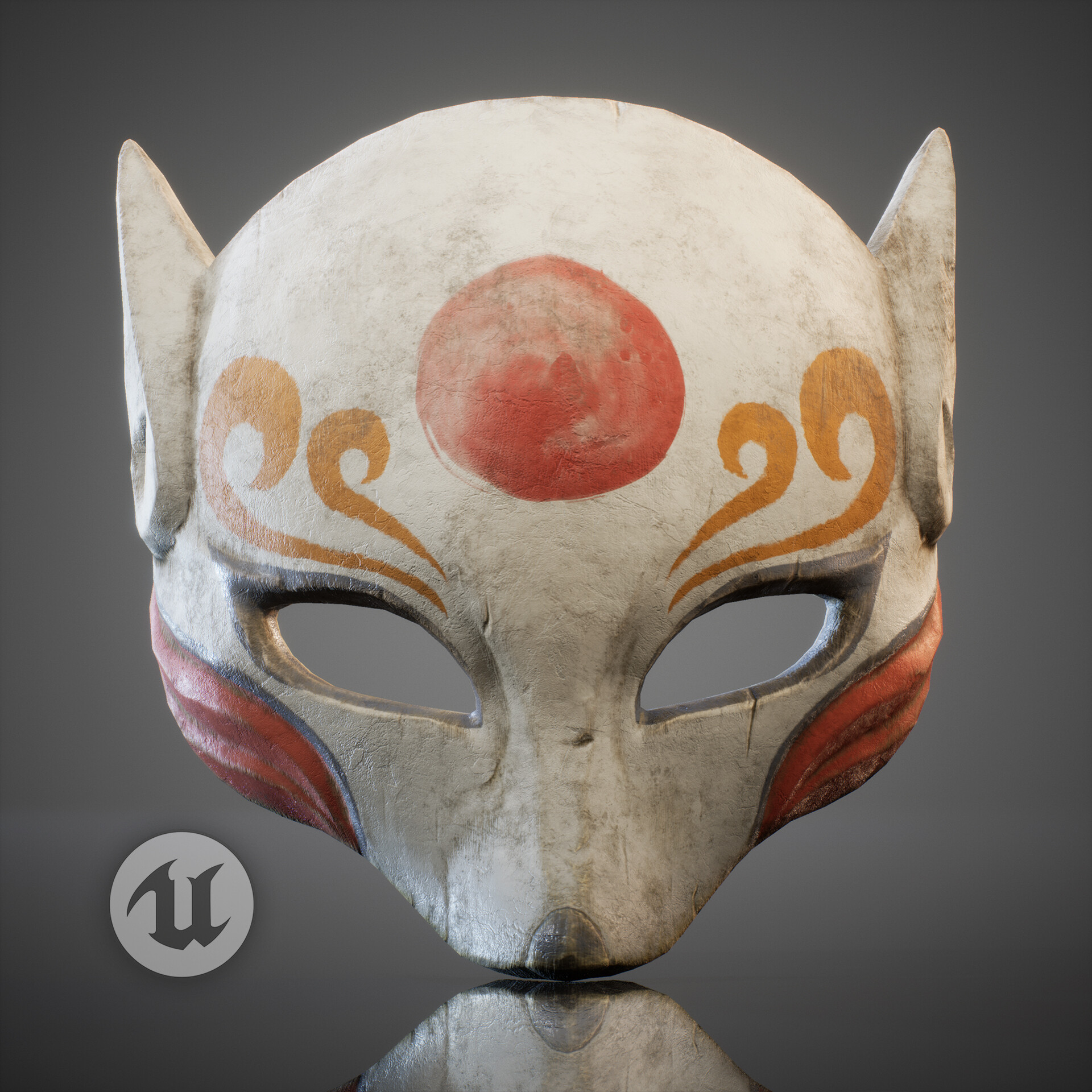 ArtStation - Kitsune Mask