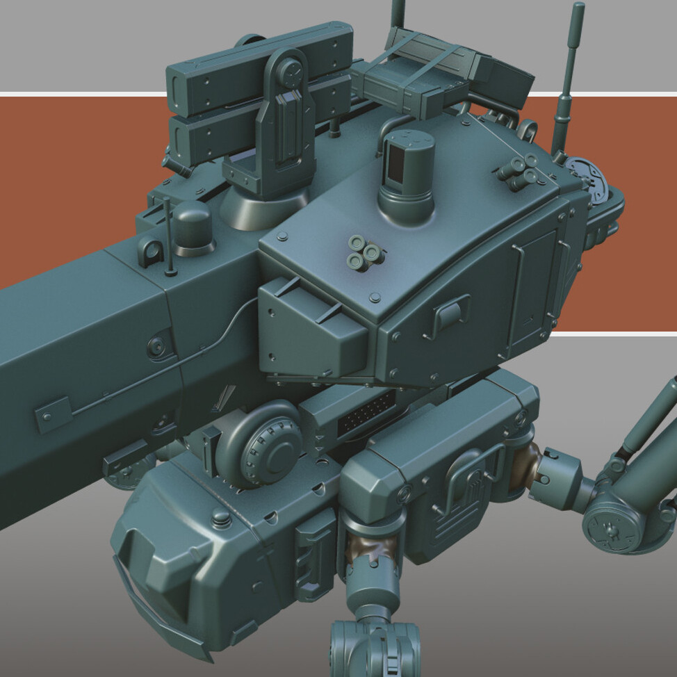 ArtStation - Spider Mech