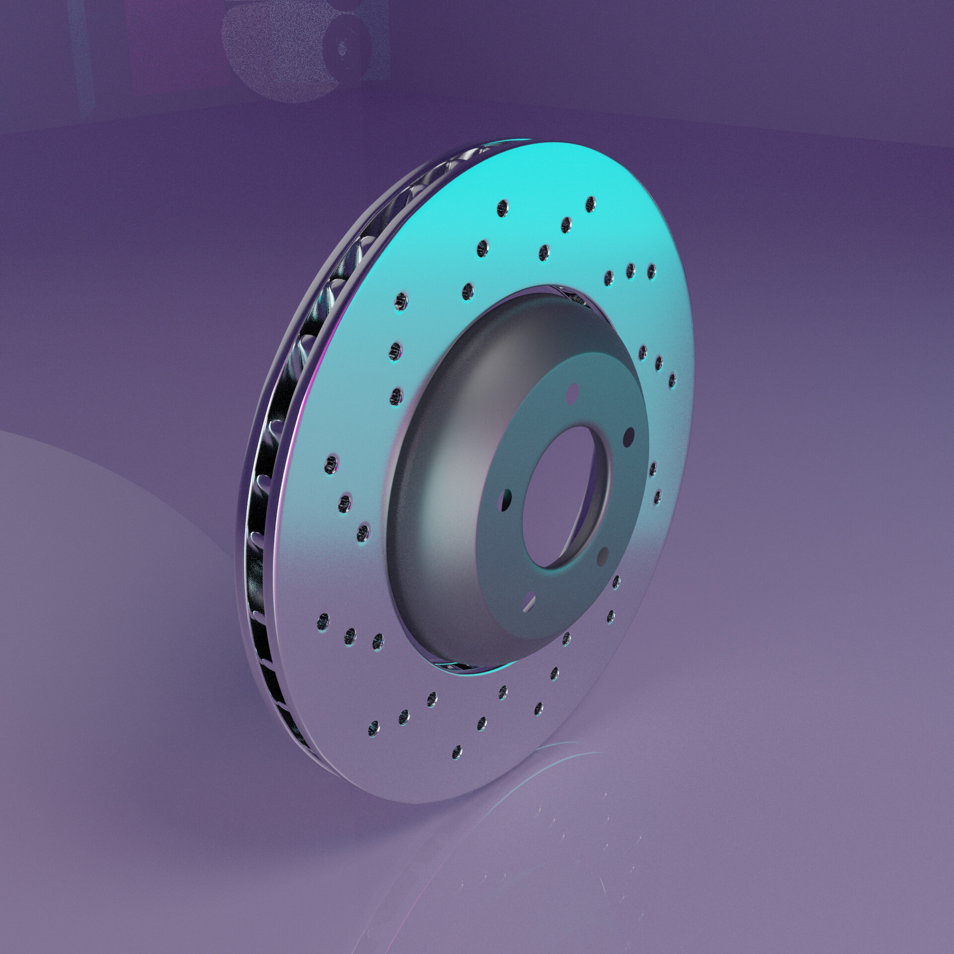 ArtStation - Brake rotor BMW 3d