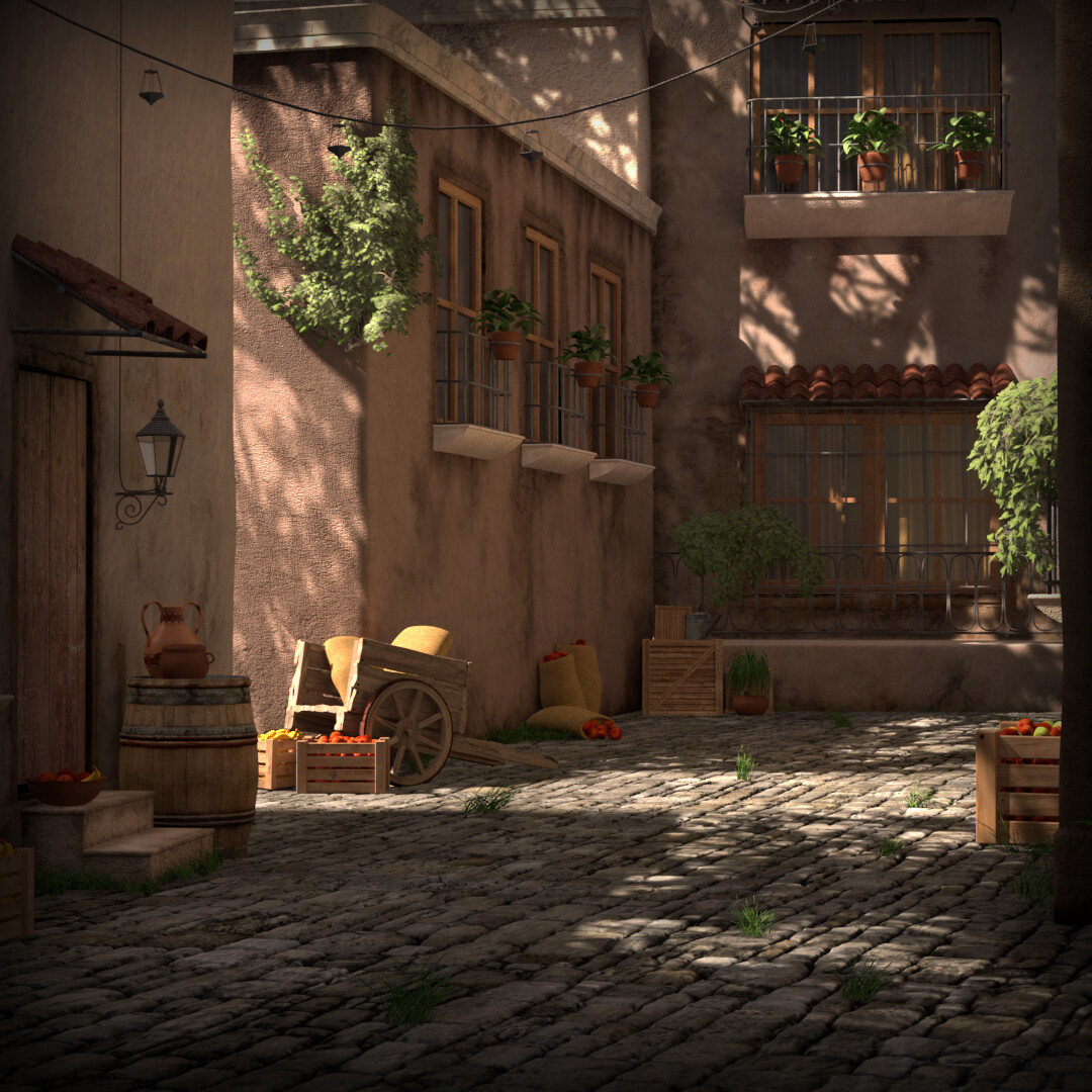 ArtStation - TDU Alley [Lighting Challenge]