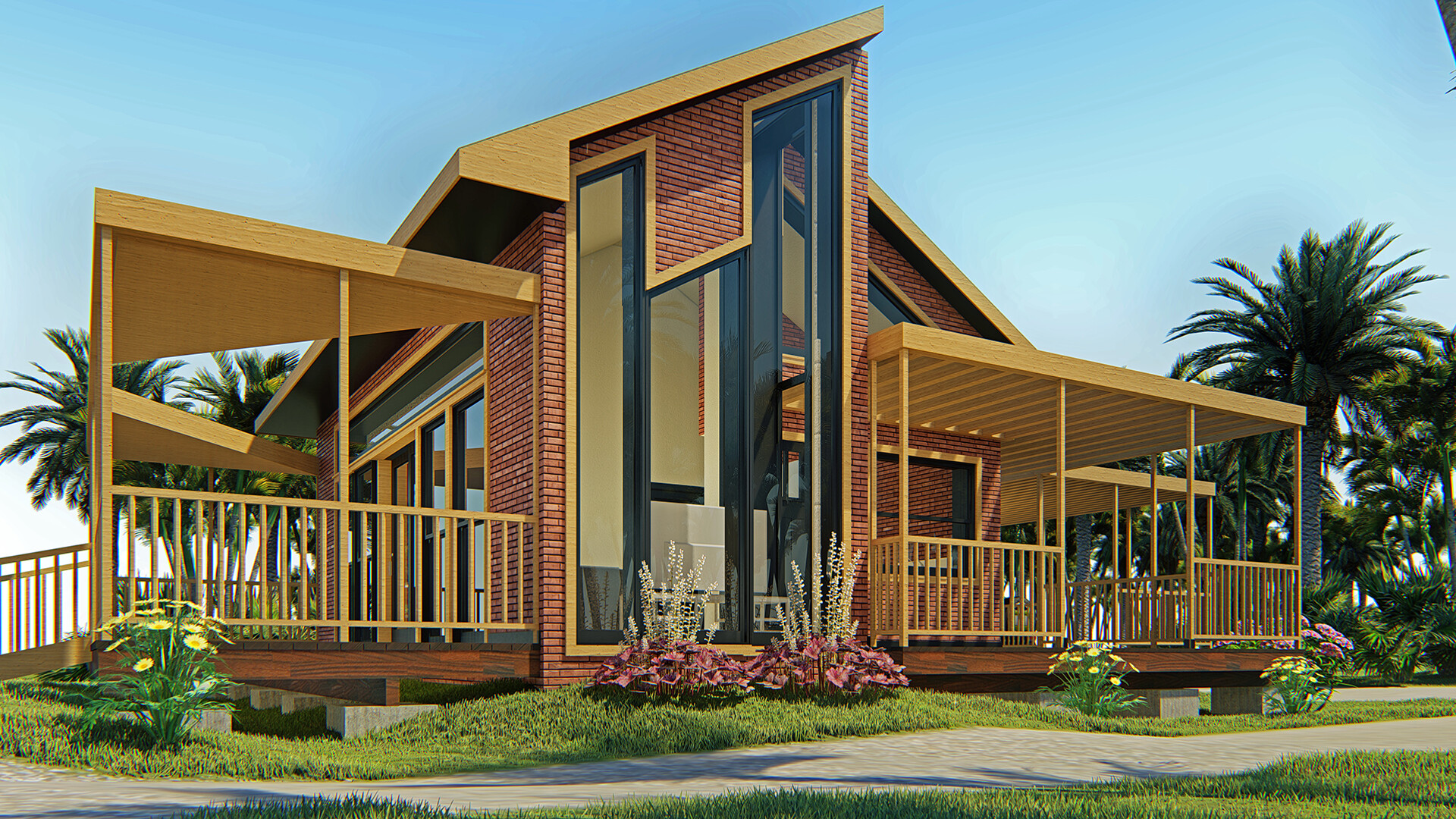 ArtStation - Beach House 3D