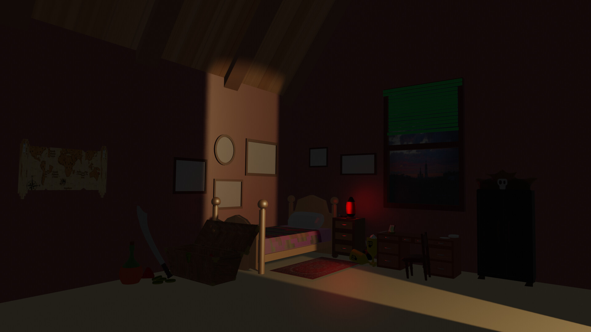 ArtStation - Room in Blender