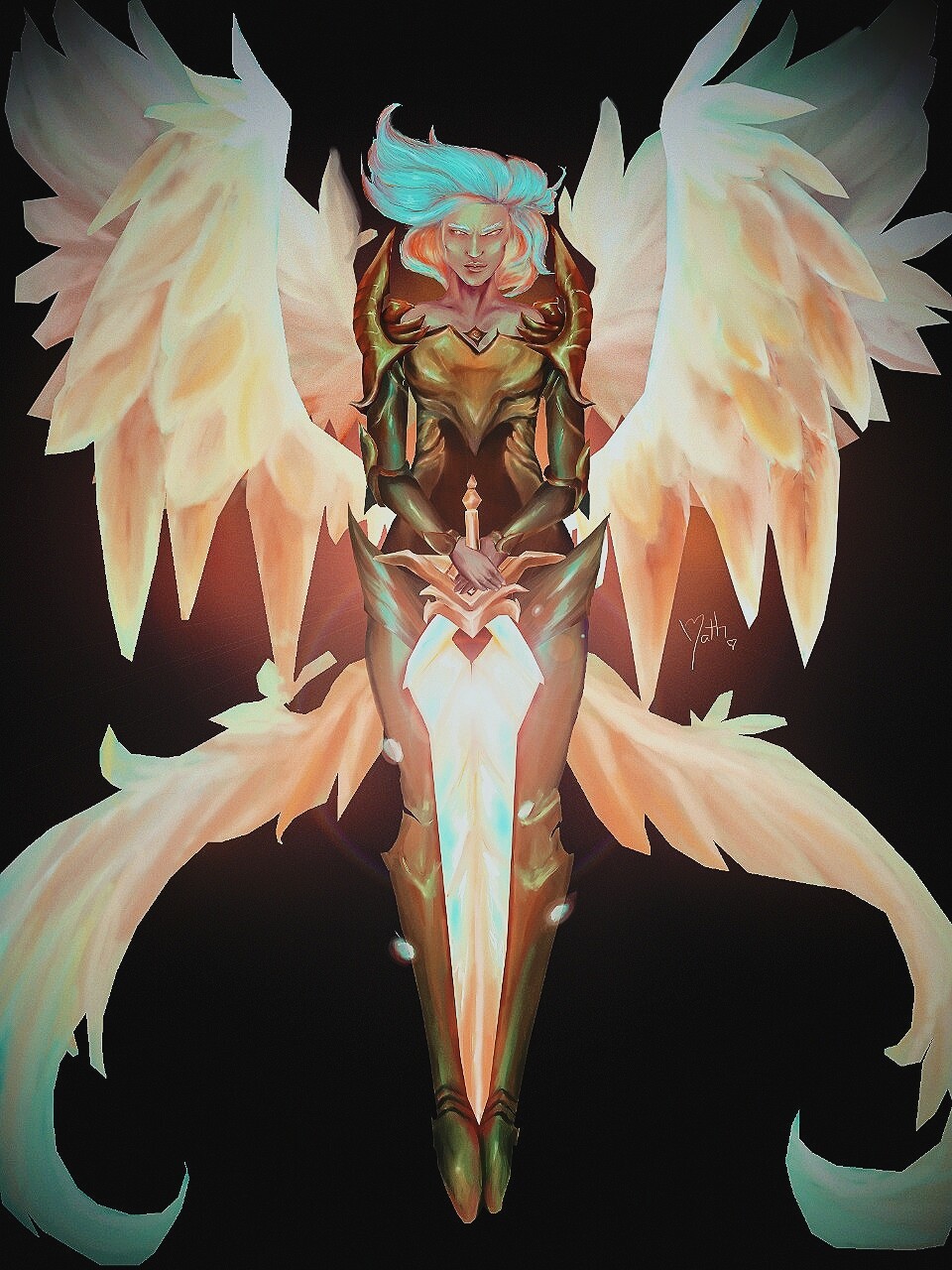 ArtStation - Kayle -wings of righteous