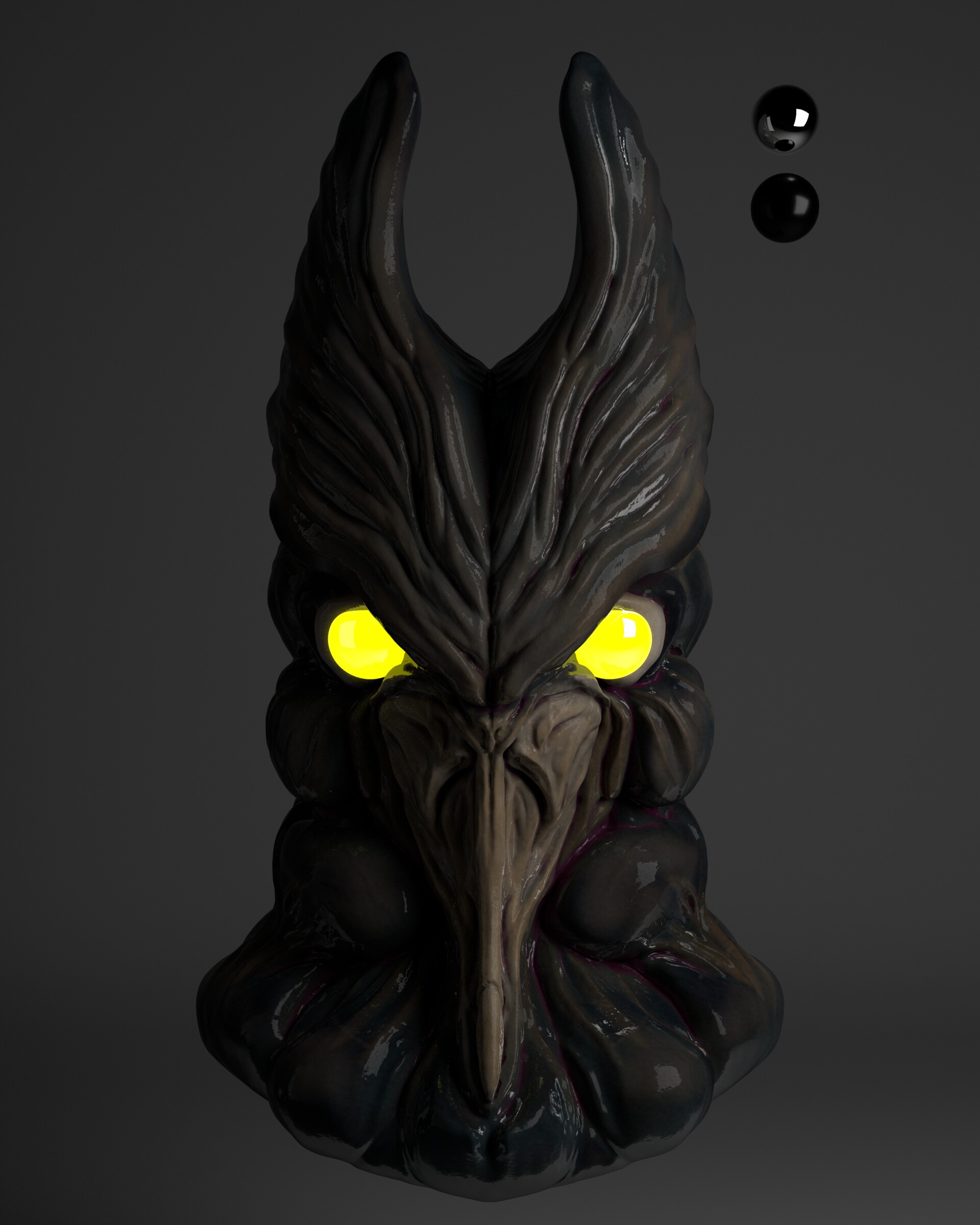 ArtStation - Alien Balton Head sculpting