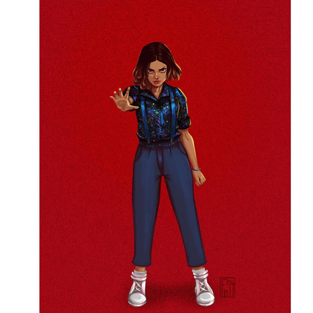 ArtStation - Stranger things "Eleven"