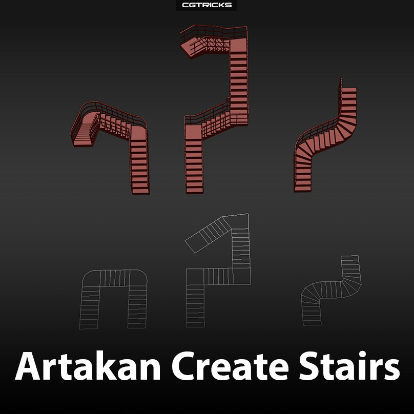 ArtStation - How to create quickly stairs in 3dsMax