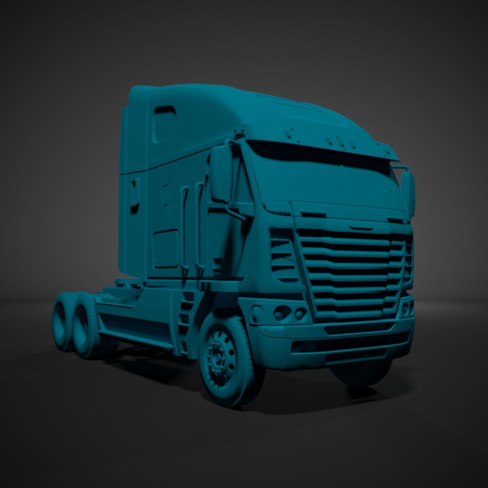 ArtStation - Freightliner Argosy 2011(3D print model)