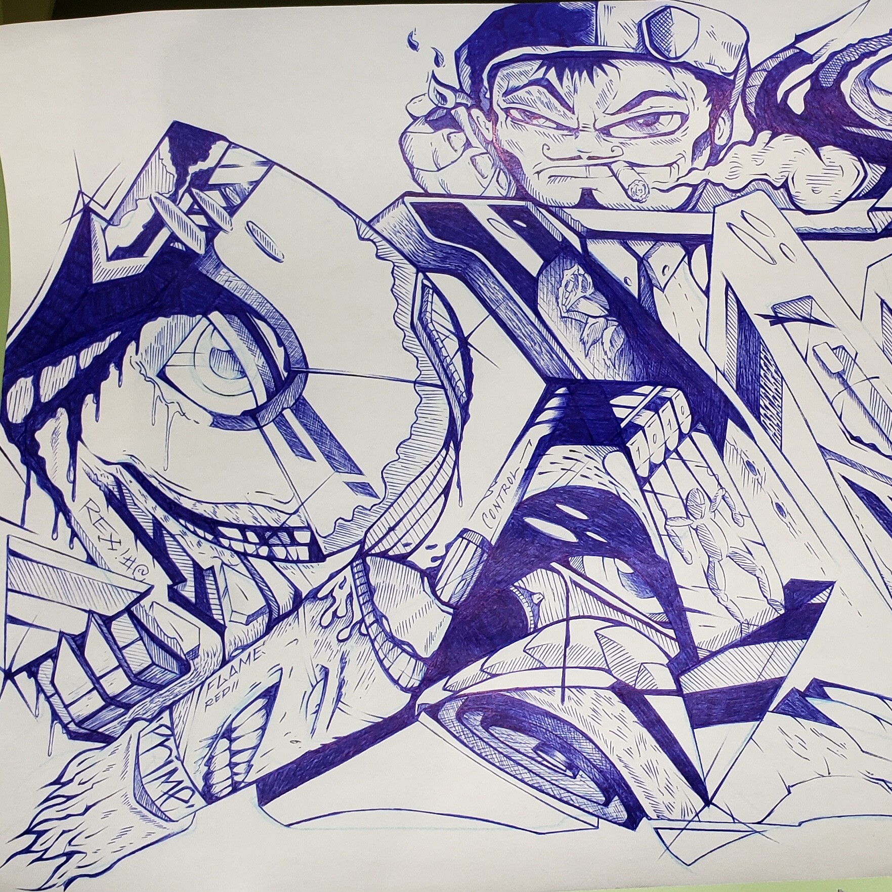 ArtStation - Details in ink