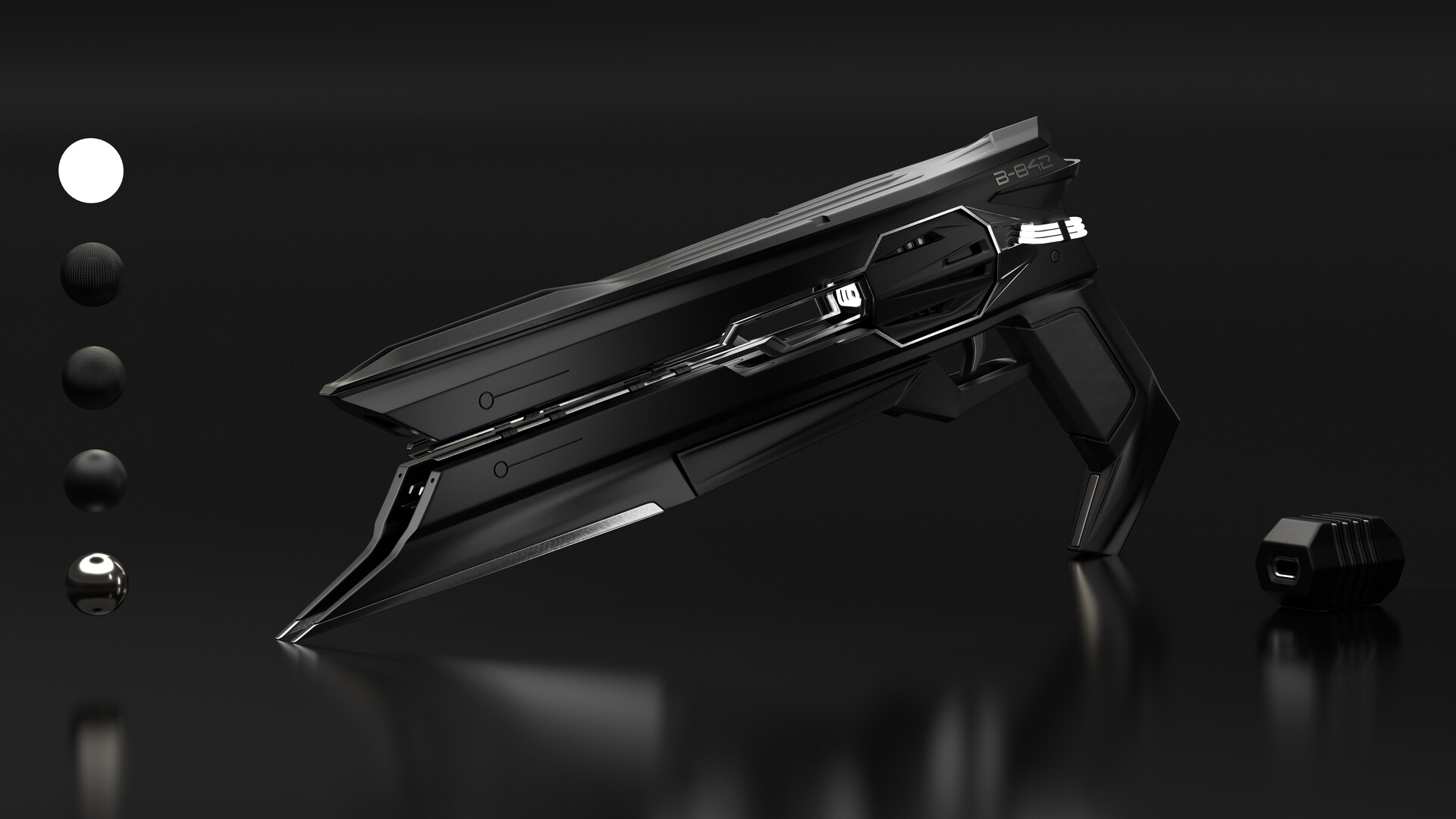 ArtStation - Hard Surface Si-Fi Weapon
