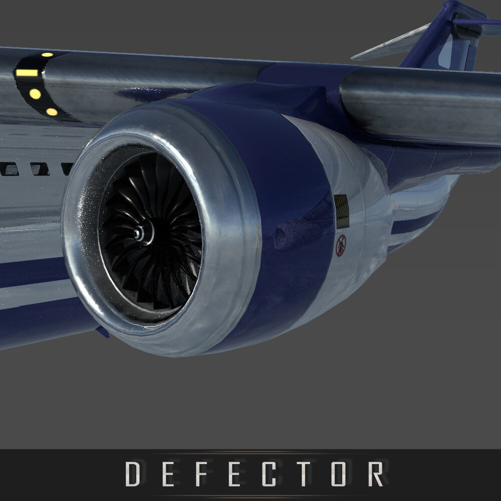 ArtStation - Airplane Model from Defector Oculus Rift Game
