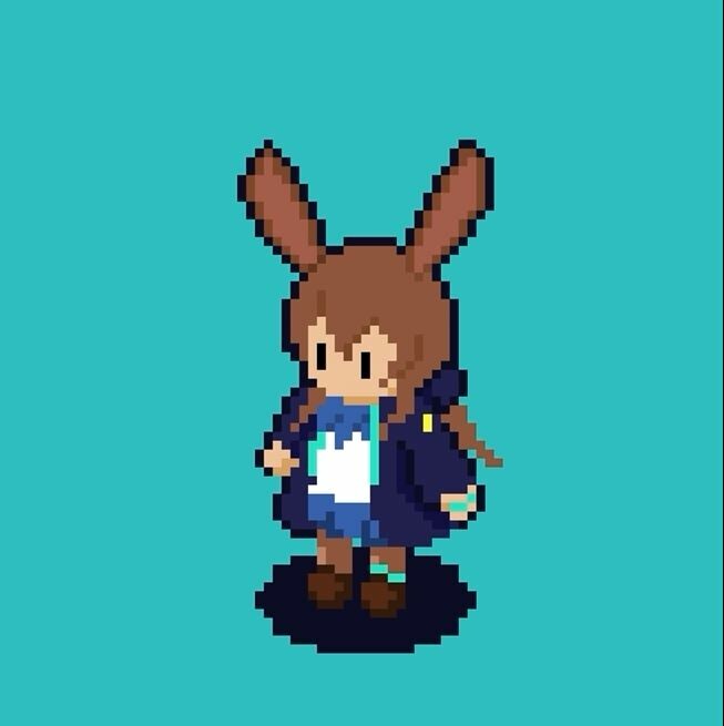 ArtStation - Amiya Pixel Sprite Breakdown