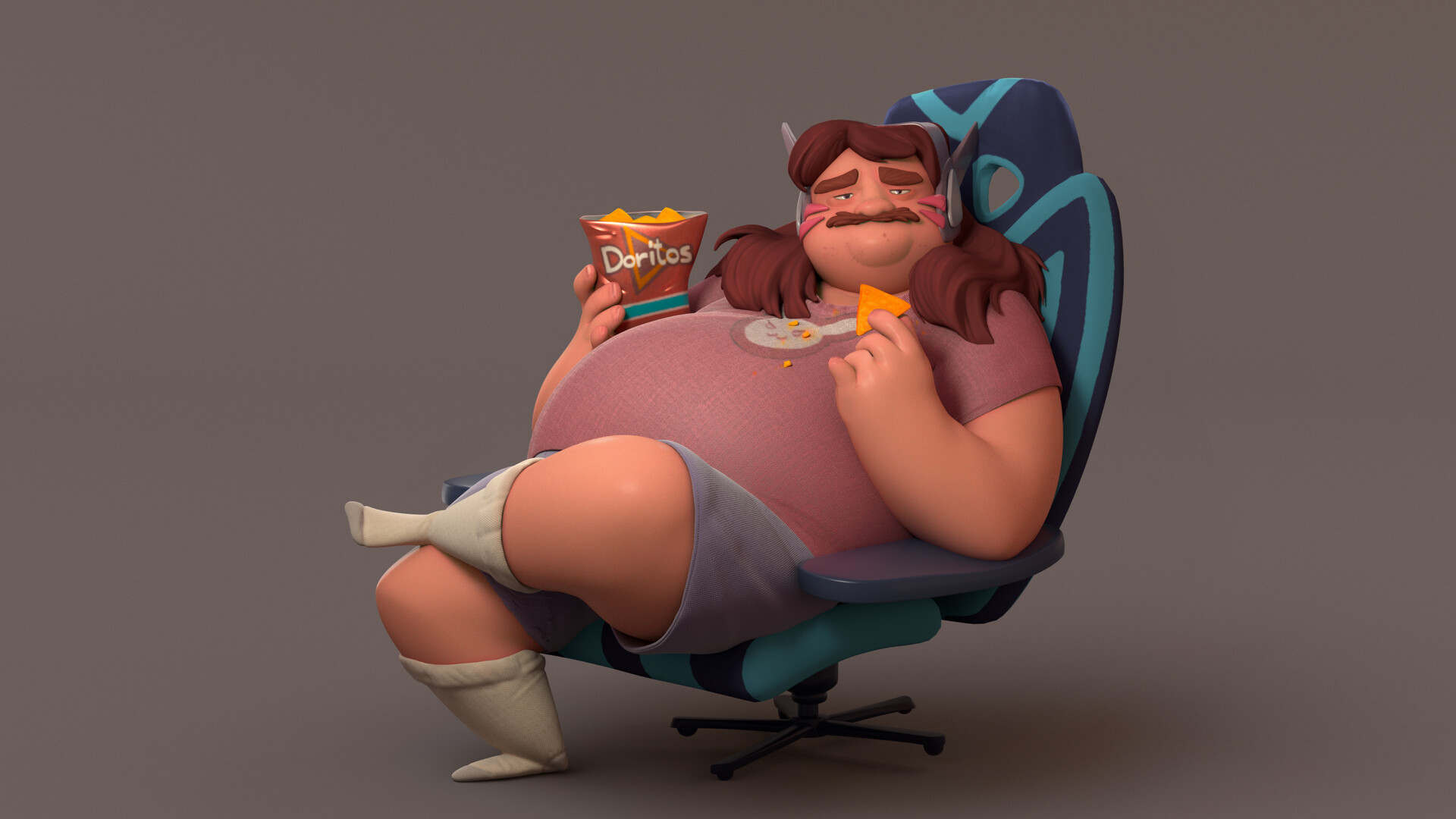 ArtStation - DVA Fan