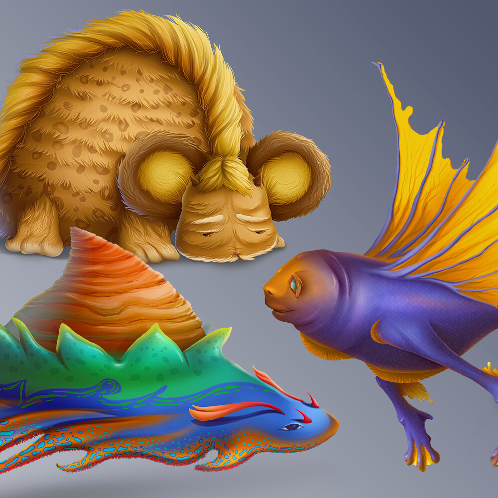 ArtStation - Mythical creatures