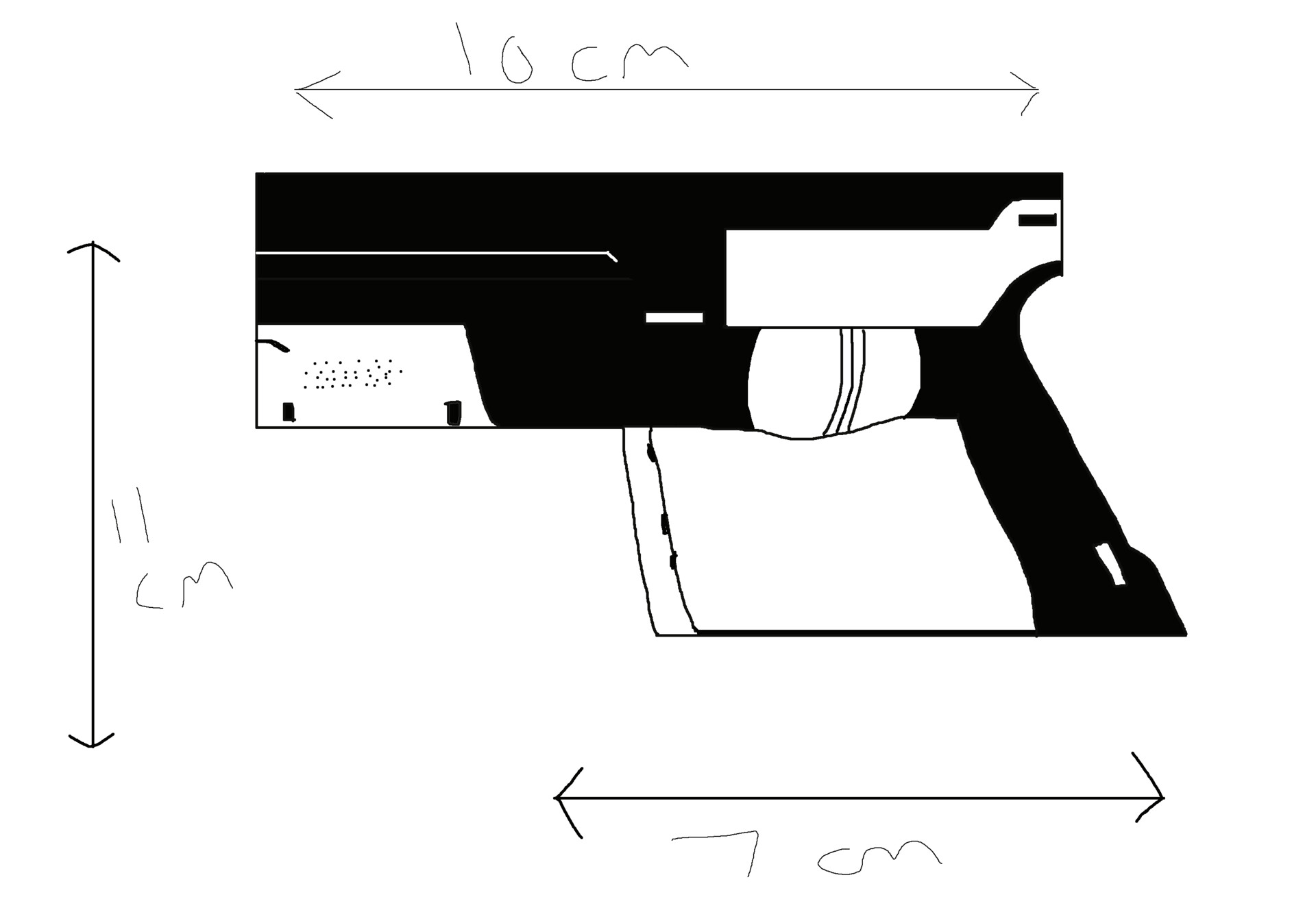 ArtStation - Handgun Model Work