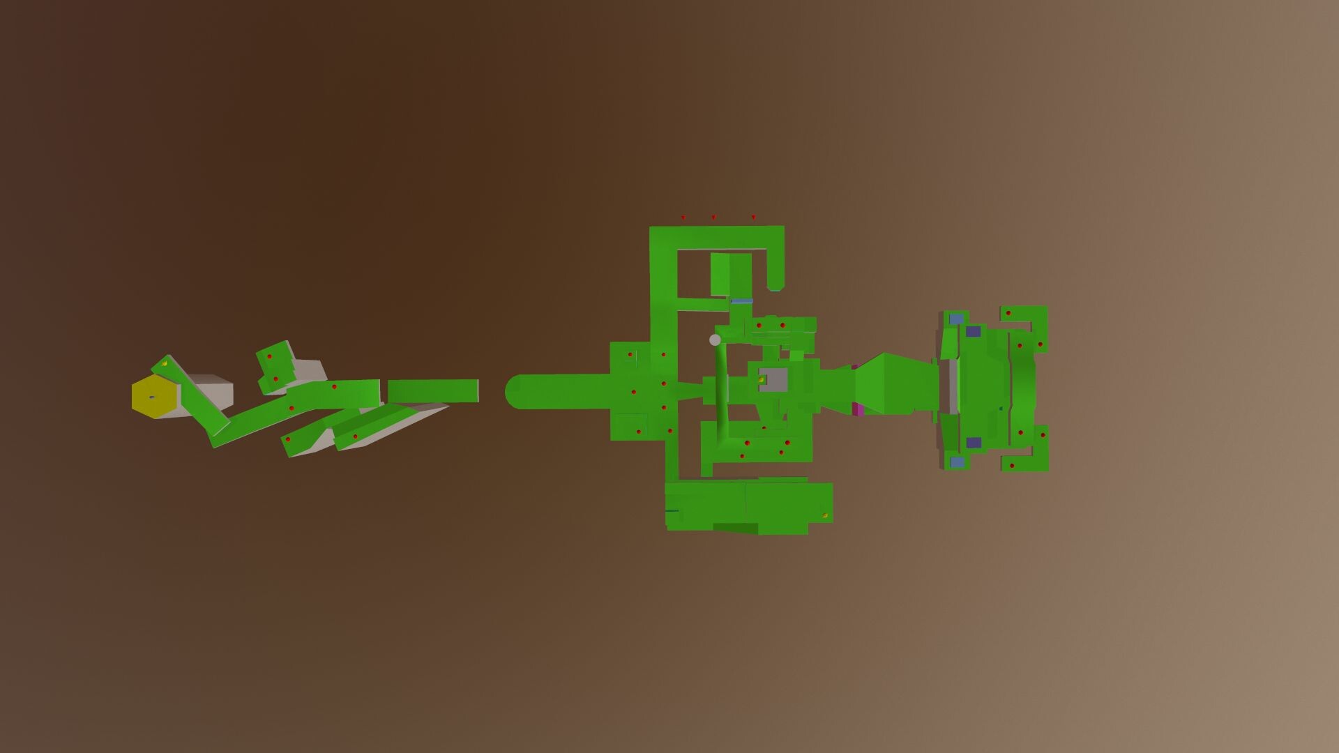 ArtStation - Ejercicio diseño de niveles Doom 2016 - Layout del nivel