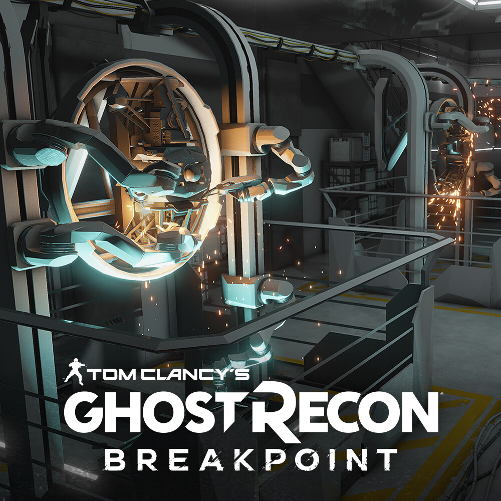 ArtStation - Tom Clancy's Ghost Recon Breakpoint - Omega Assembly Line