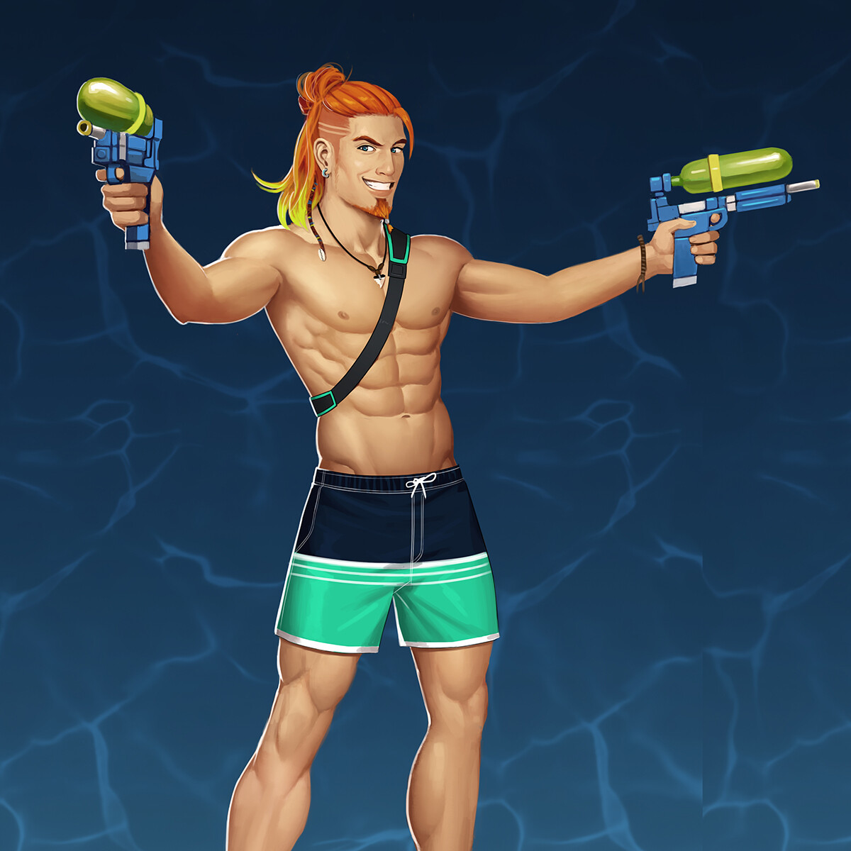 ArtStation - Summer Soaker Apollo