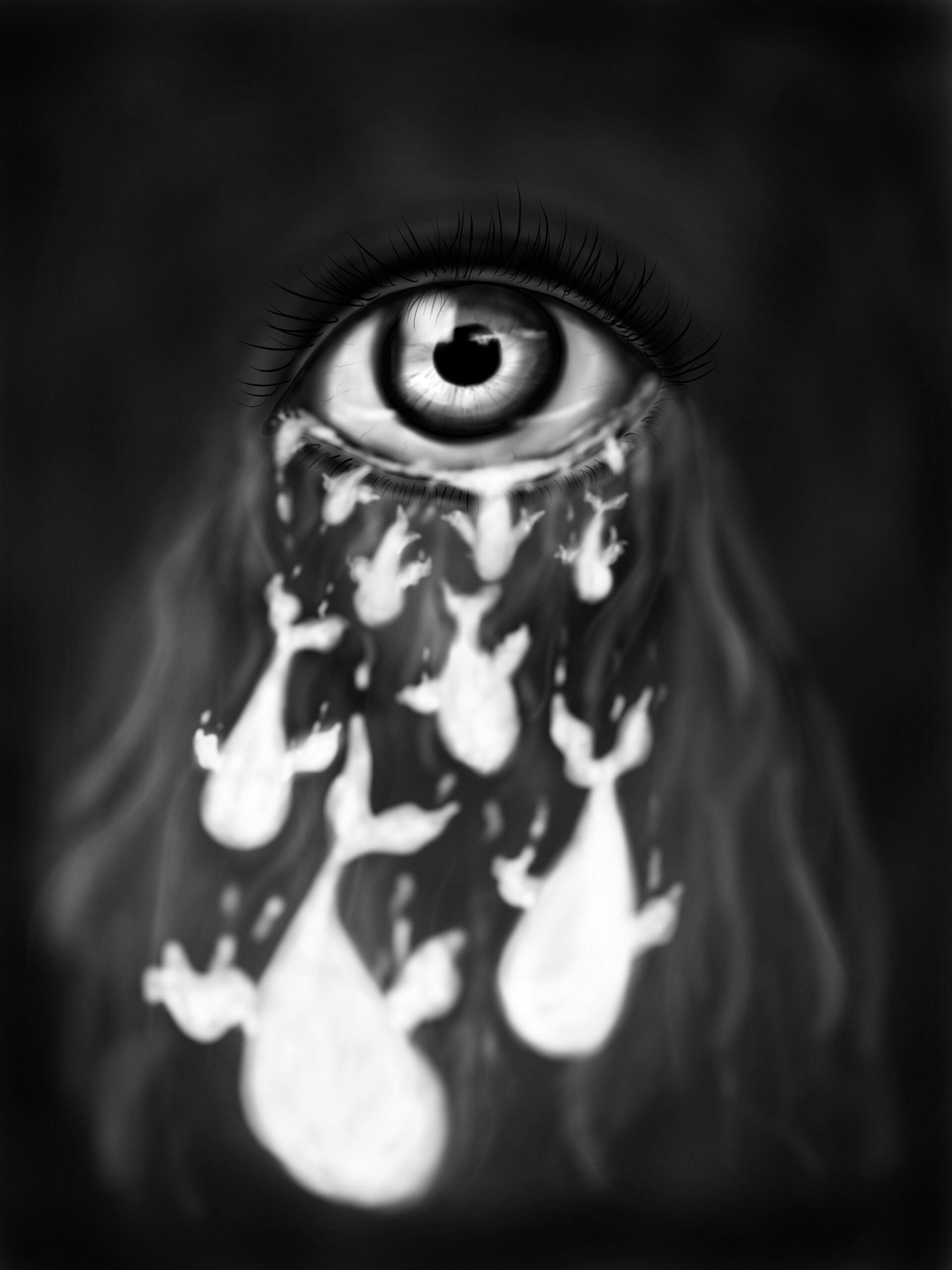 ArtStation - Crying fish