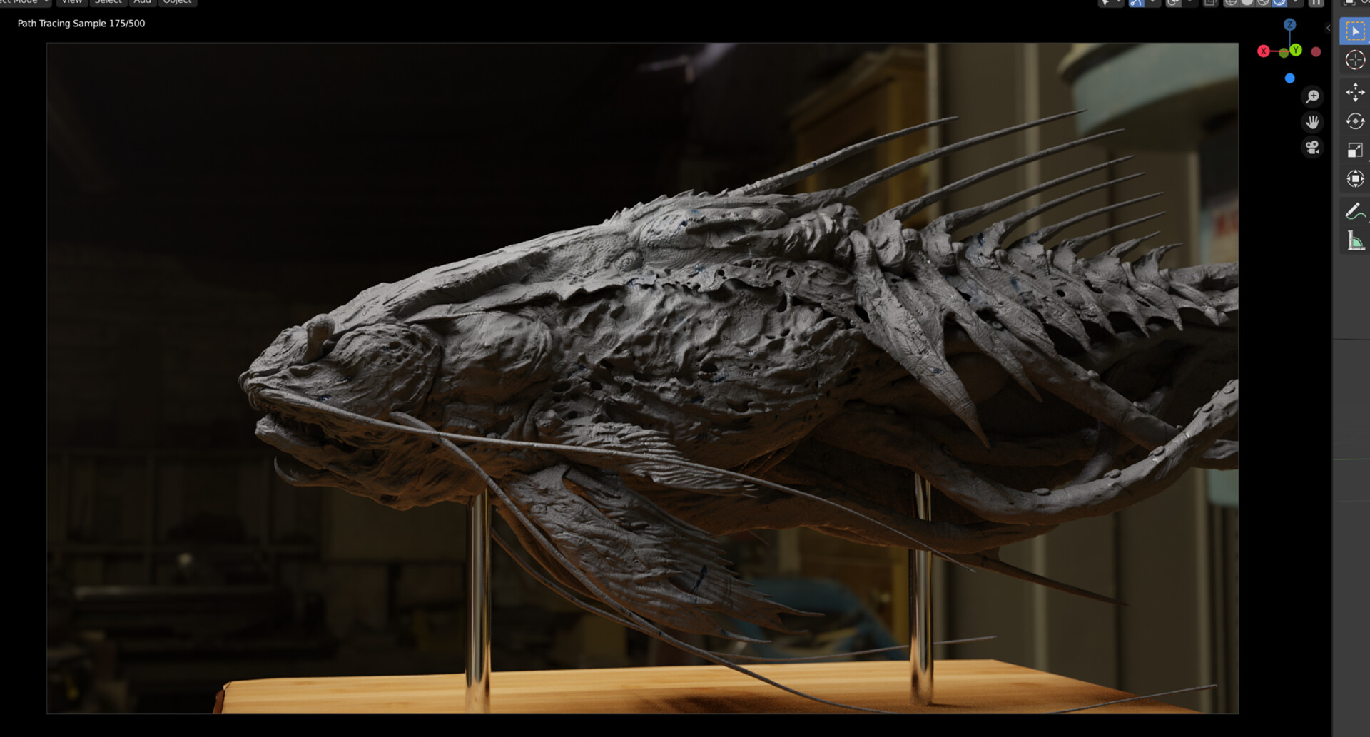 ArtStation - Fish/Demon sketches - Clay