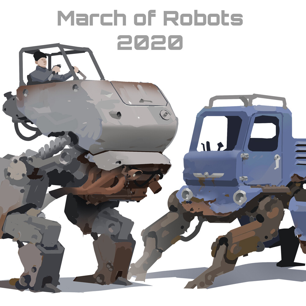 ArtStation - March of Robots - Set 2