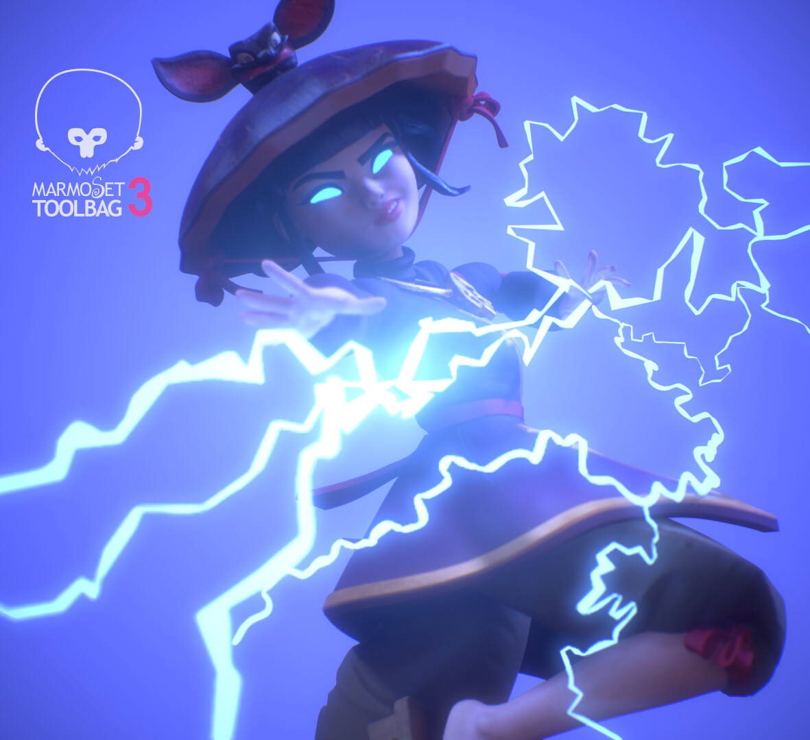 ArtStation - Lightning Mage 3D