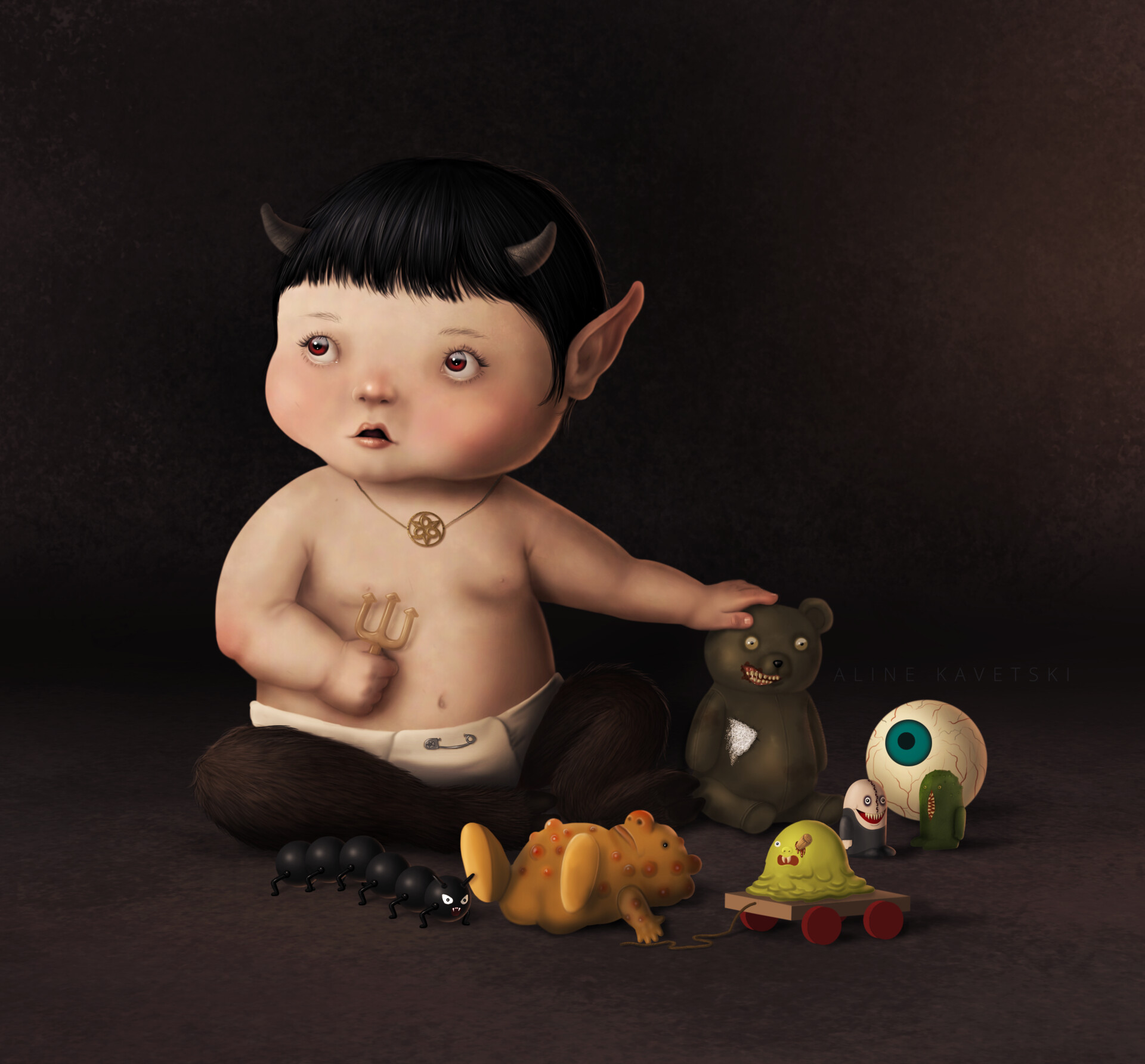 ArtStation - Baby Demon