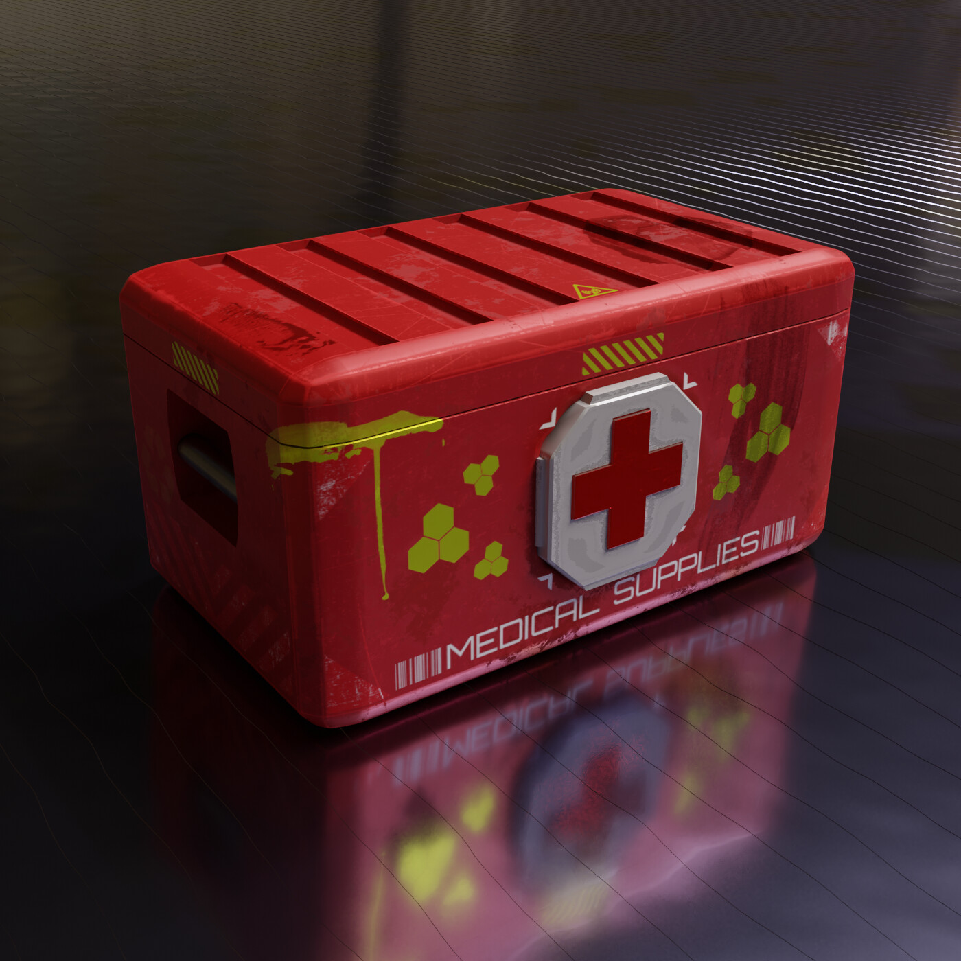 ArtStation - Medikit medic supplies box