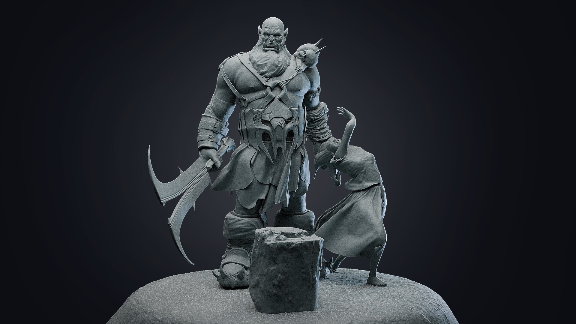 ArtStation - Orc - The Head Collector