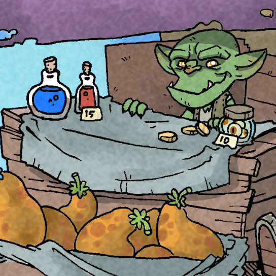 ArtStation - Illustration: Goblin Merchant
