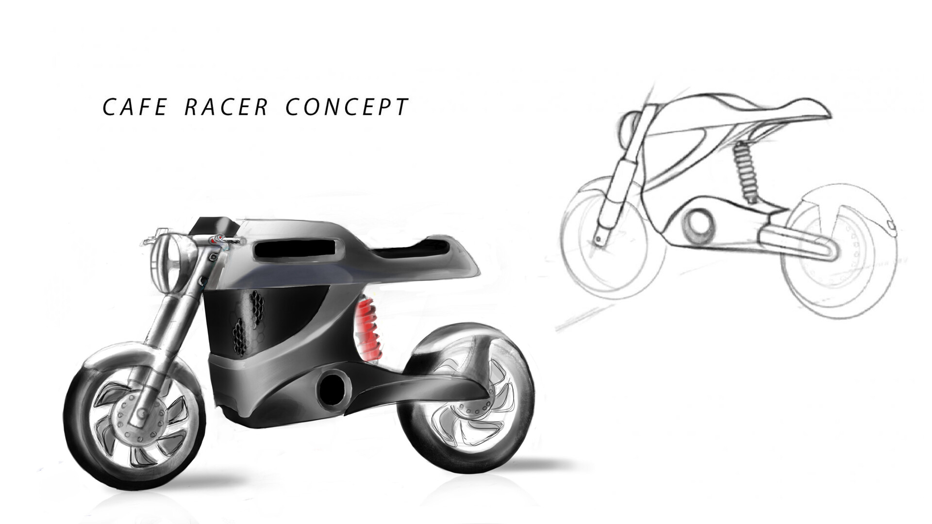 ArtStation - CAFE RACER CONCEPT