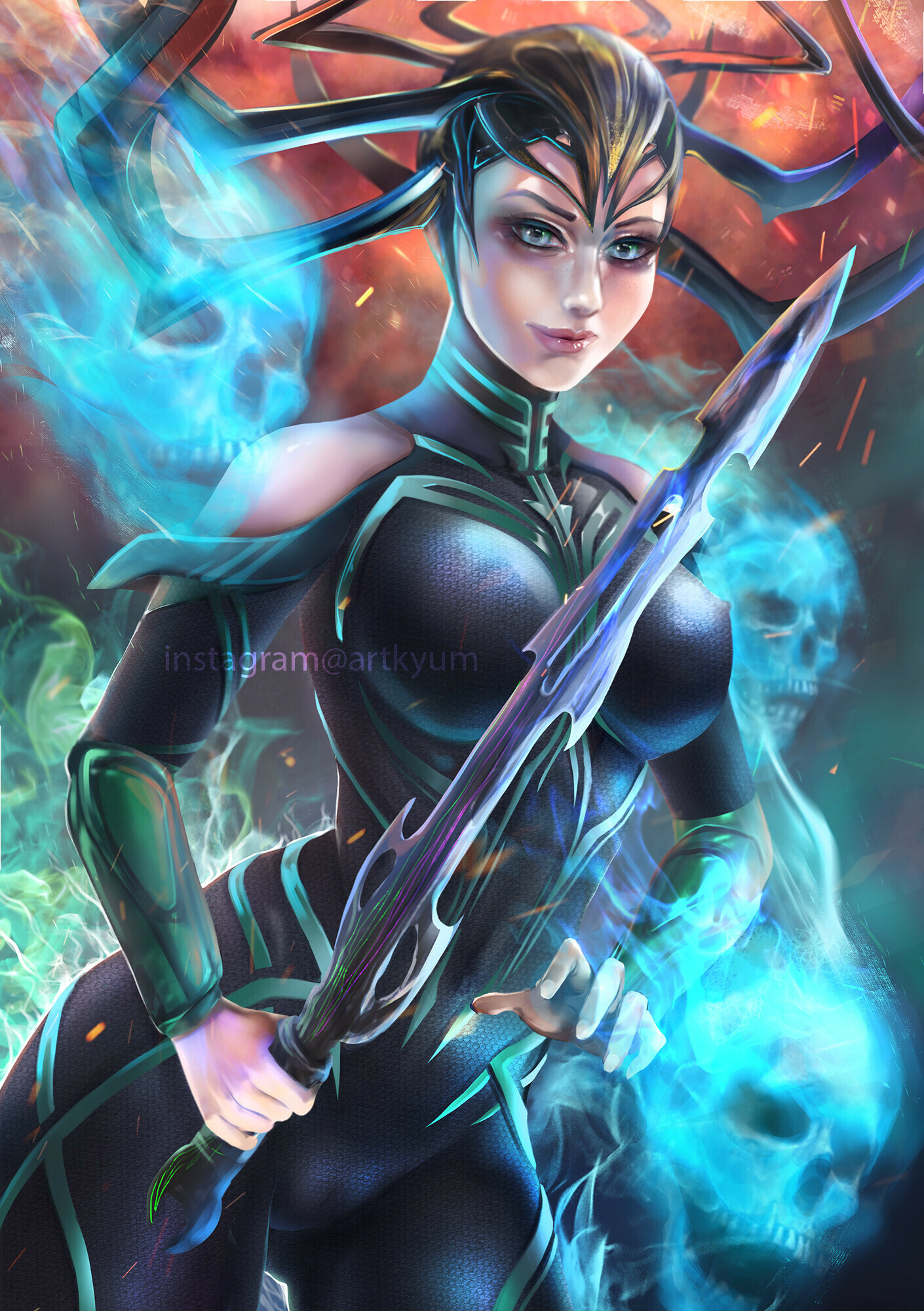 ArtStation - Hela Ragnarok Thor