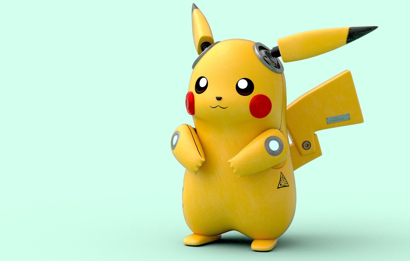 ArtStation - Robotic Pikachu