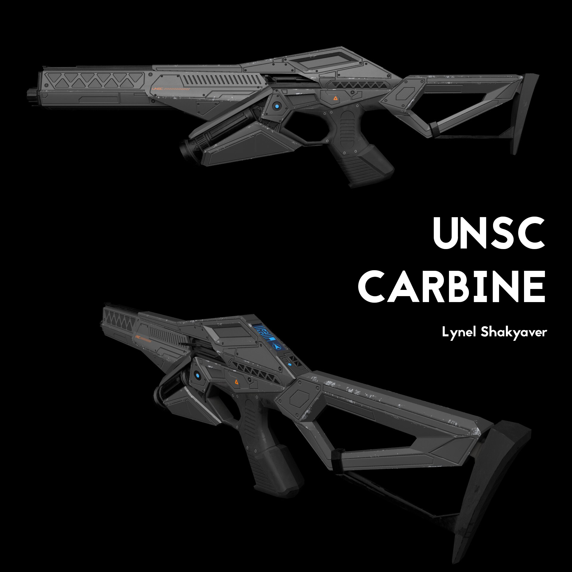 ArtStation - UNSC Carbine