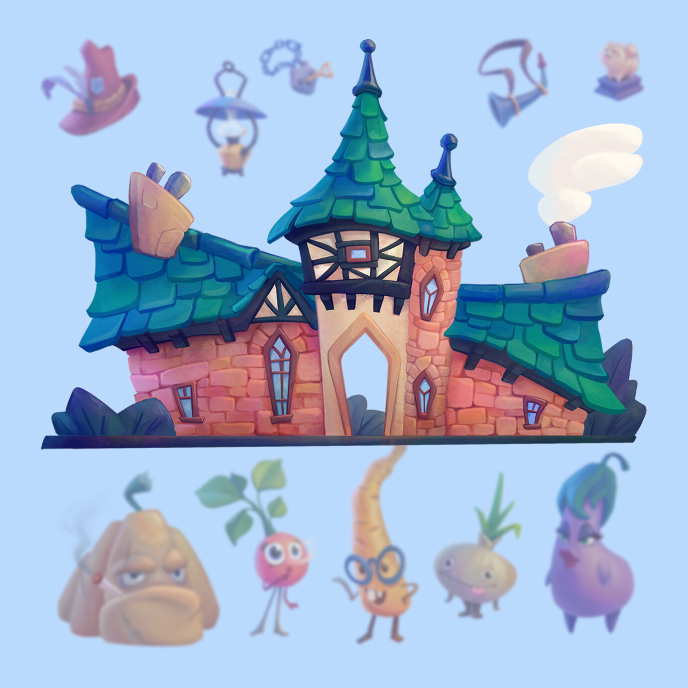 ArtStation - Gatekeeper's house